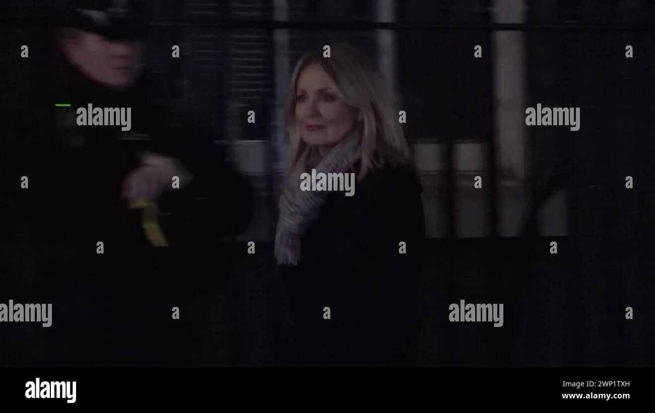 Esther McVey arrives in Downing Street as she is appointed minister without portfolio Stock ...