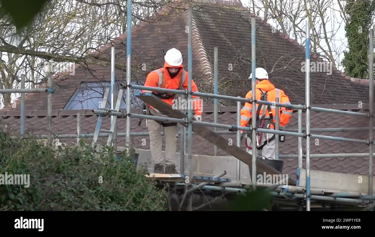 Work continues at the home of Captain Tom Moore’s daughter ahead of ...