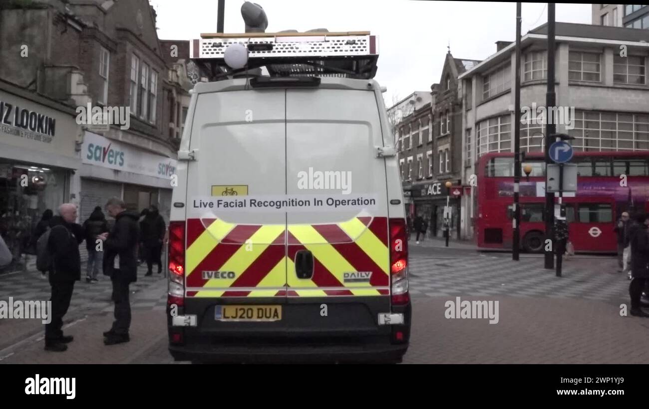 Metropolitan police live facial recognition technology Stock Videos ...