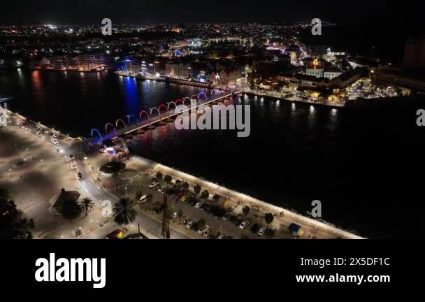Curacao Skyline At Punda In Willemstad Curacao. Cityscape Skyline ...