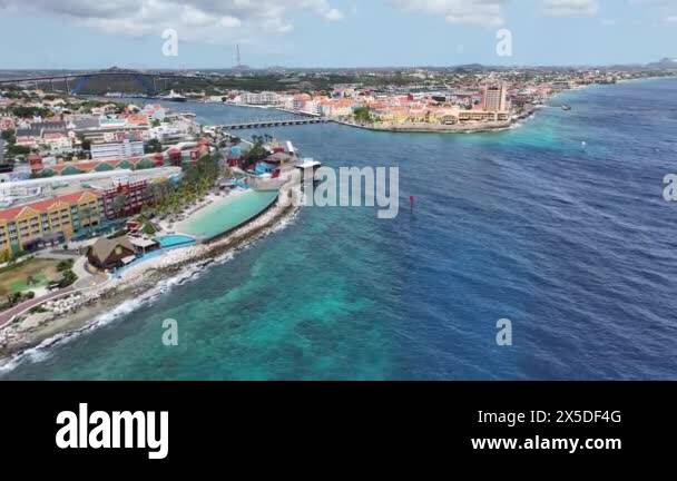 Curacao Skyline At Otrobanda In Willemstad Curacao. Caribbean Island ...