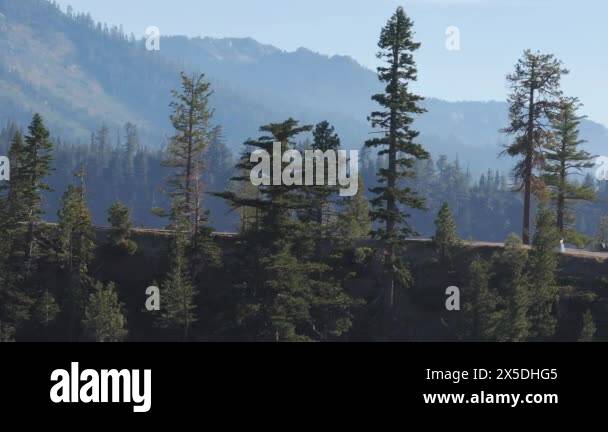 In the calm of Tahoe Lake, endurance runners race along a verdant path ...