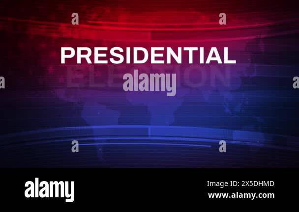 USA Presidential Election 2024 Animation 4K Background, American ...
