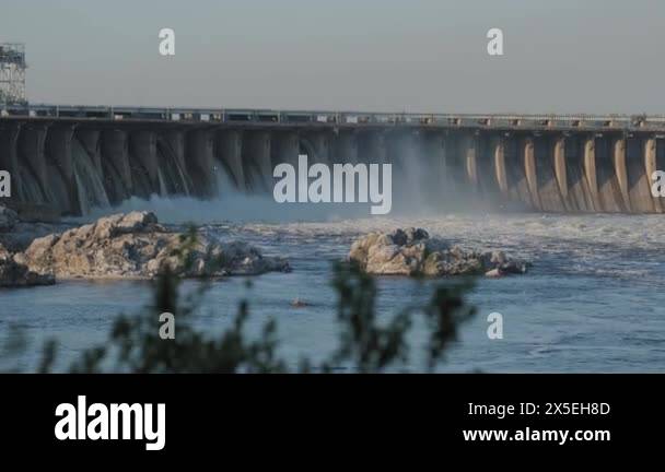 Dnipro hydroelectric power station Stock Videos & Footage - HD and 4K ...