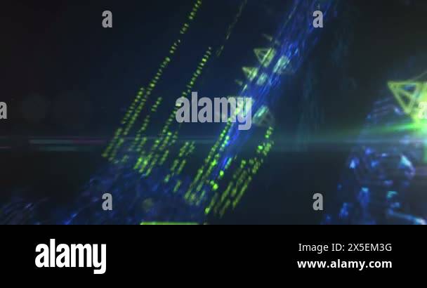 Alert warning exclamation mark symbol abstract cyber concept. Digital ...