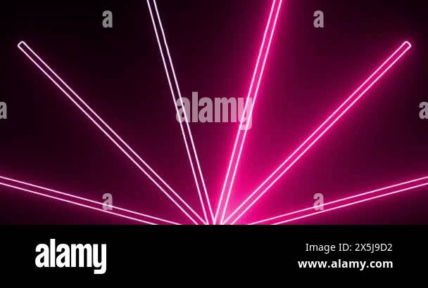 Concert stage light neon color 80s 90s style retro performance overlay ...