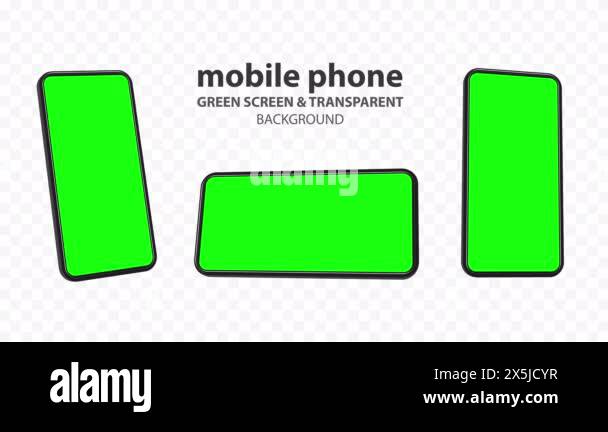 Mobile Phone Animation Set. Horizontal and vertical smartphone motion ...