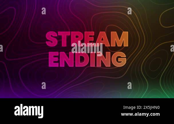 rgb gamer colorful lines, Stream Overlay Gamer RGB Stream Ending ...