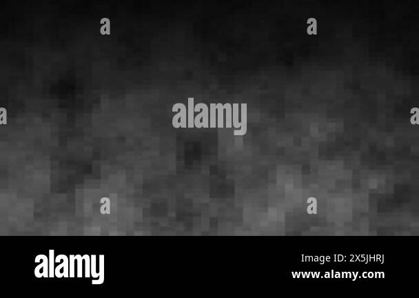 pixel art smoke overlay, pixelized fog misty fractal particles Stock ...