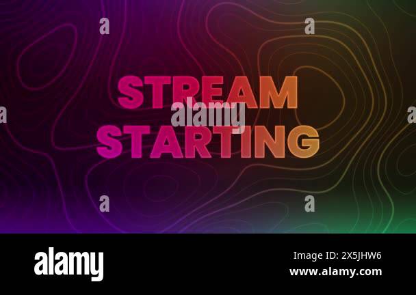 rgb gamer colorful lines, Stream Overlay Gamer RGB Stream Starting ...