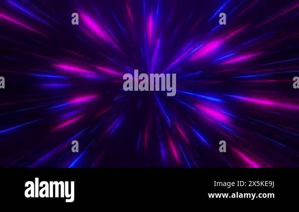 abstract background with stars, Neon Lines Zoom background, hyperspace ...