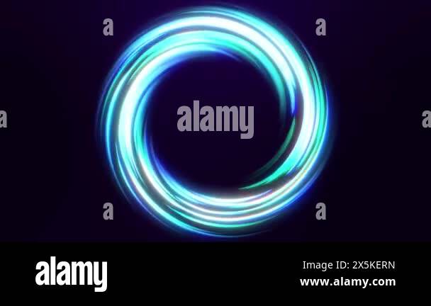 A blue spiral portal overlaying a black background, resembling an ...