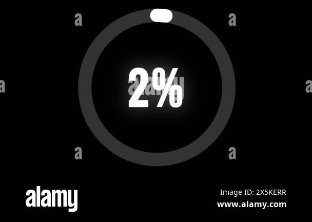 100% green screen, 0-100 number increasing graphic, white infographic ...