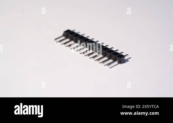 Pin headers for prototype electronic engineering arduino Stock Video ...