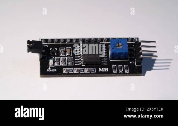 i2c wire connection module for 16x2 character arduino display ...