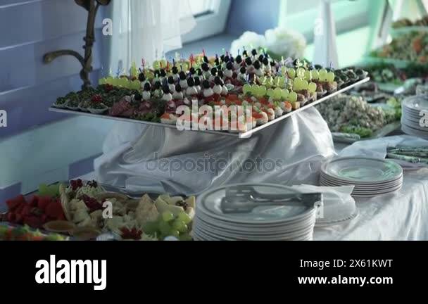 Food on buffet Stock Videos & Footage - HD and 4K Video Clips - Alamy