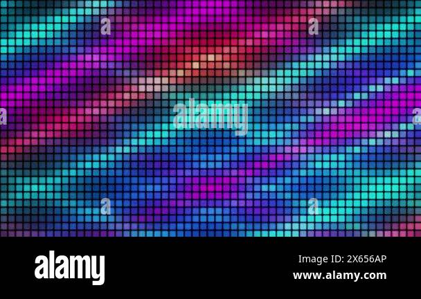 Abstract animated background of multi-colored squares. Abstract ...