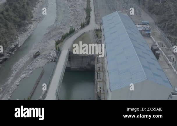 The Future of Hydropower project in the Himalayas Stock Video Footage ...