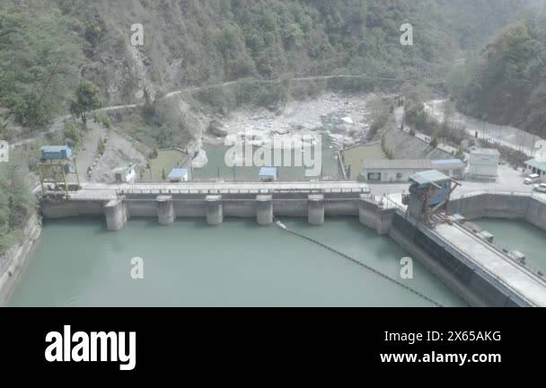 The Rise of Hydropower project in the Himalayas Stock Video Footage - Alamy