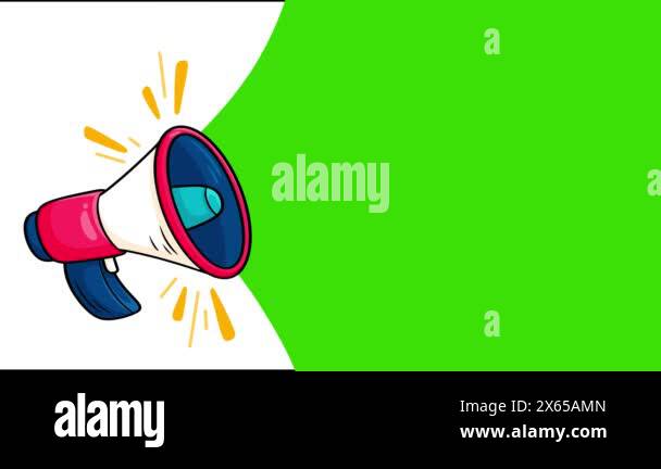 Announcement Mic, Loudspeaker announcing crazy promotions.Hand hold ...