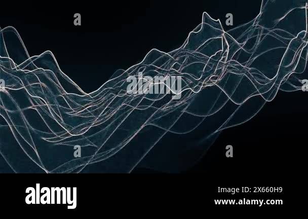 Geometric grid in three dimension space background abstract concept ...