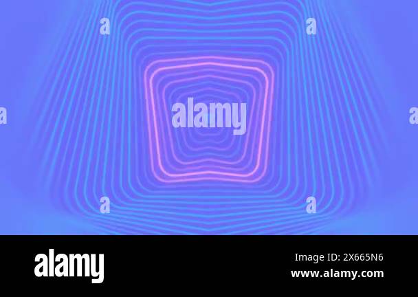 Digital seamless loop animation with a symmetrical moving geometric ...