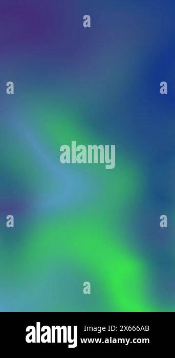 Background for video with movement in green and blue gradient colors ...