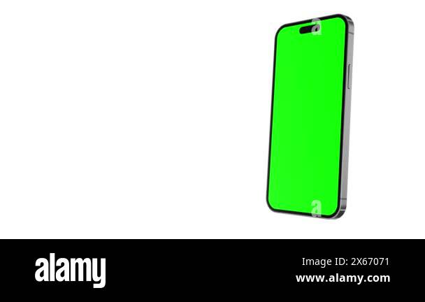 Krakow, Lesser Poland, Poland - May 7, 2024: 3D render of iPhone 14 Pro ...