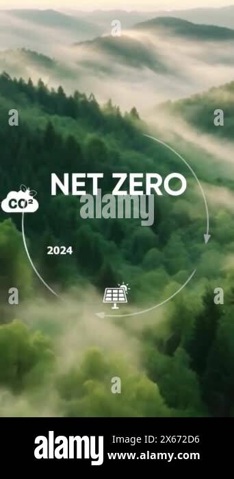 Net Zero Emission concept 2050. Net Zero Emissions by 2050 policy ...