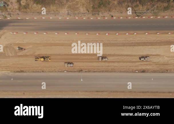 High way road construction Stock Videos & Footage - HD and 4K Video ...