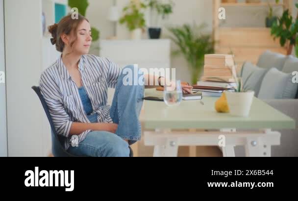 Woman seated table focused Stock Videos & Footage - HD and 4K Video ...