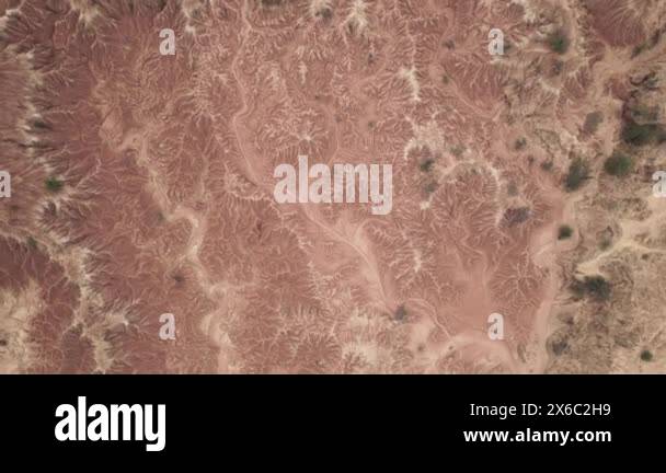 Horizontal aerial drone video with zoom in and top view of an extreme ...