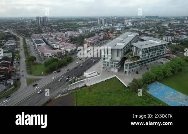 Kuching, Malaysia - May 9 2024: Aerial View of Galacity, Emporium and ...