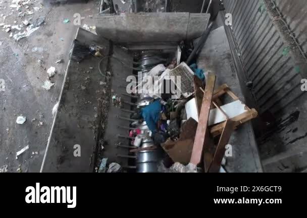 Waste management and processing of garbage Stock Videos & Footage - HD ...