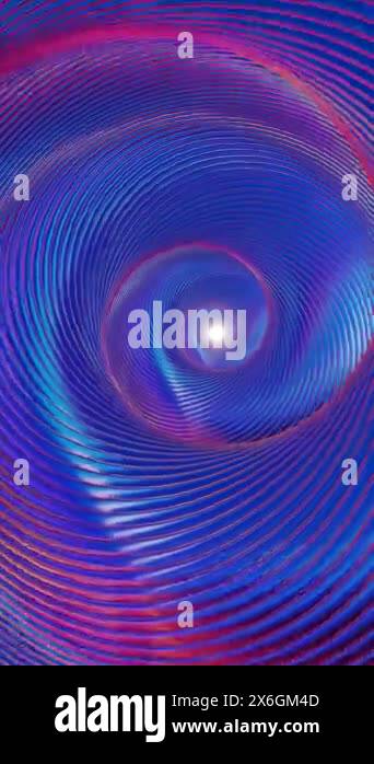 3D holographic swirl background with various colors and an intriguing loop animation, pattern ...