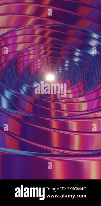 3D holographic swirl background with various colors and an intriguing loop animation, pattern ...