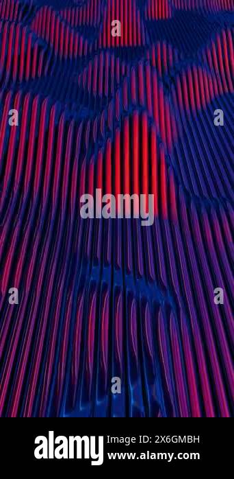 Waves of dynamic waveforms with effects, creating a visually rhythmic and harmonious composition ...