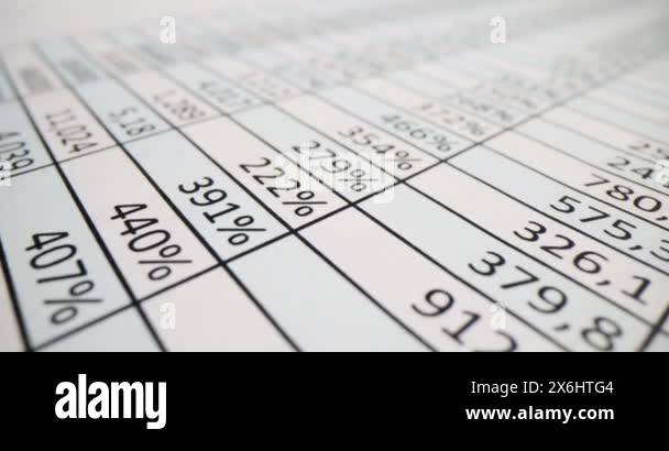 Overview sheet Stock Videos & Footage - HD and 4K Video Clips - Alamy