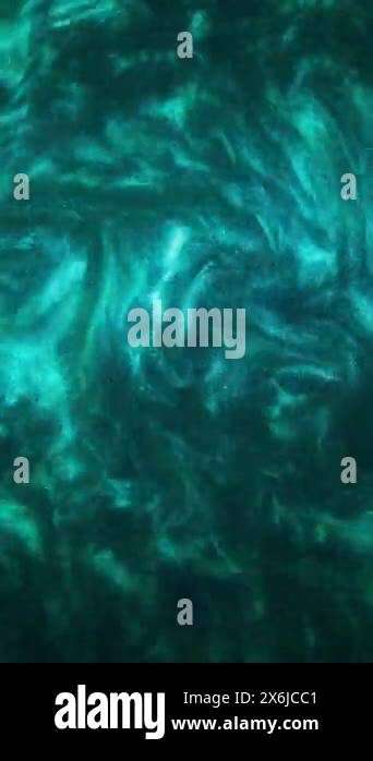 Vertical Screen: Deep Emerald Whirlpool Effect Creates a Mesmerizing ...