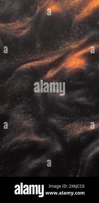 Vertical Screen: Ethereal red glow flows across a black canvas ...