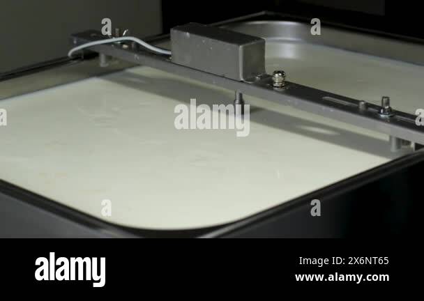 Moving through the Industrial Dairy Production Facility. Huge Milk ...