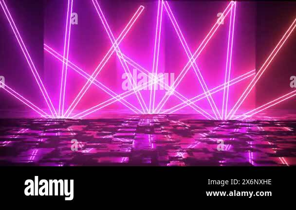 Colorful abstract neon lights moving stage show award show overlay bg ...