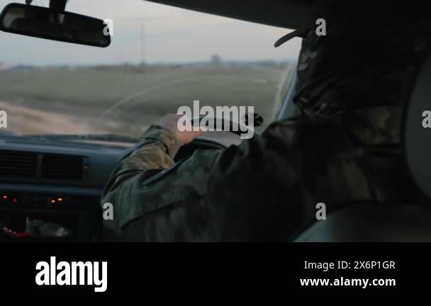 Ukrainian army soldier drives Stock Videos & Footage - HD and 4K Video ...