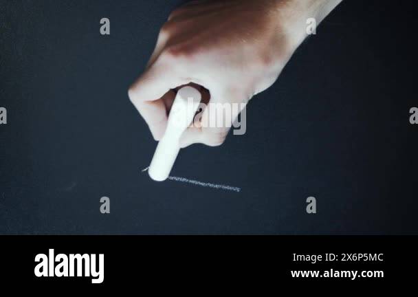 Education concept. ABCDEF alphabet on chalkboard. School blackboard ...