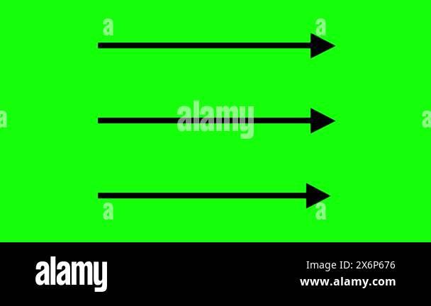 video animation three arrows indicating 3 different points in the right ...