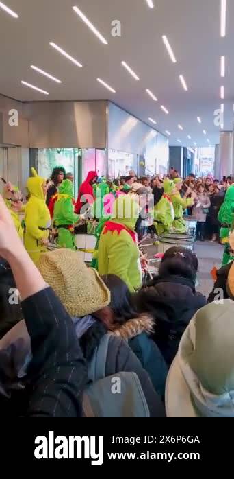 Munich, Germany, 3 May 2024: A typical historical costumed dance at a ...
