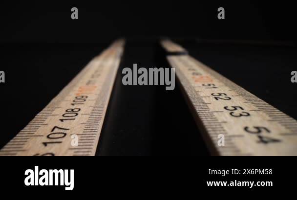 Wooden folding ruler Stock Videos & Footage - HD and 4K Video Clips - Alamy