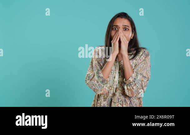 Shocked gasping woman face Stock Videos & Footage - HD and 4K Video ...