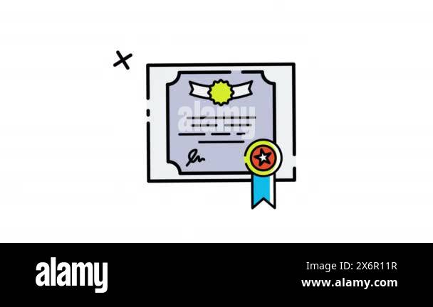 Award vector certificate design Stock Videos & Footage - HD and 4K ...