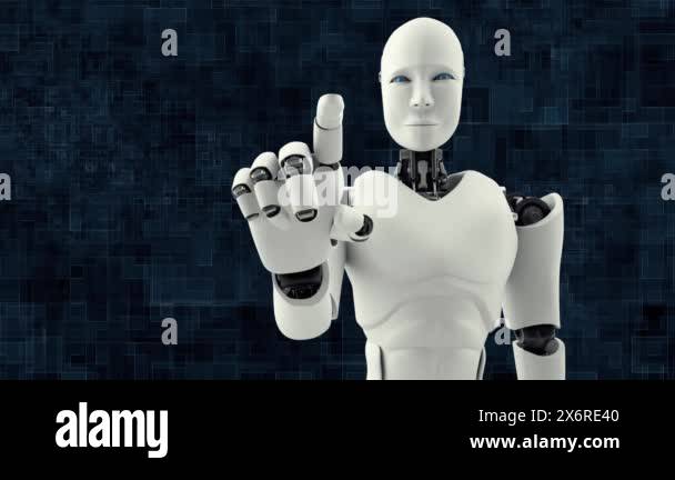 MLP Futuristic robot, artificial intelligence CGI big data analytics ...